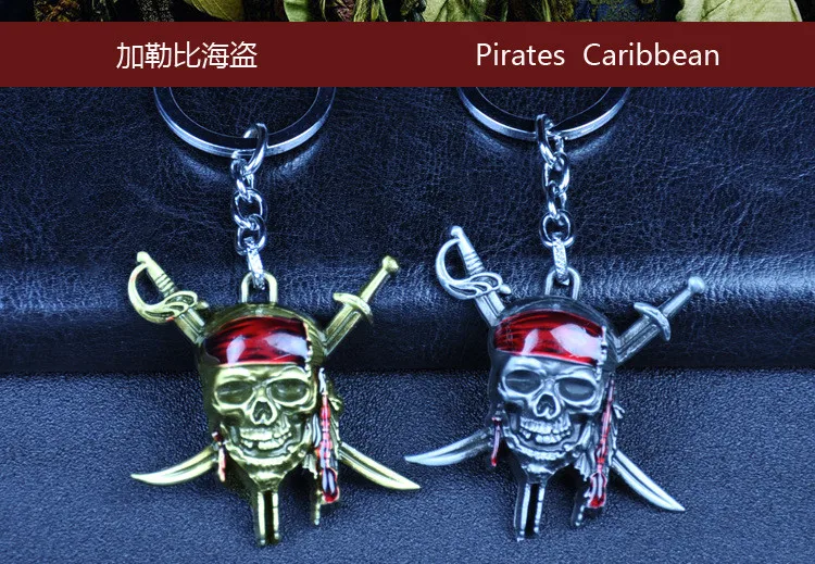 Wholesale Pirates Of The Caribbean Keychain Captain Jack Sparrow Mask ...