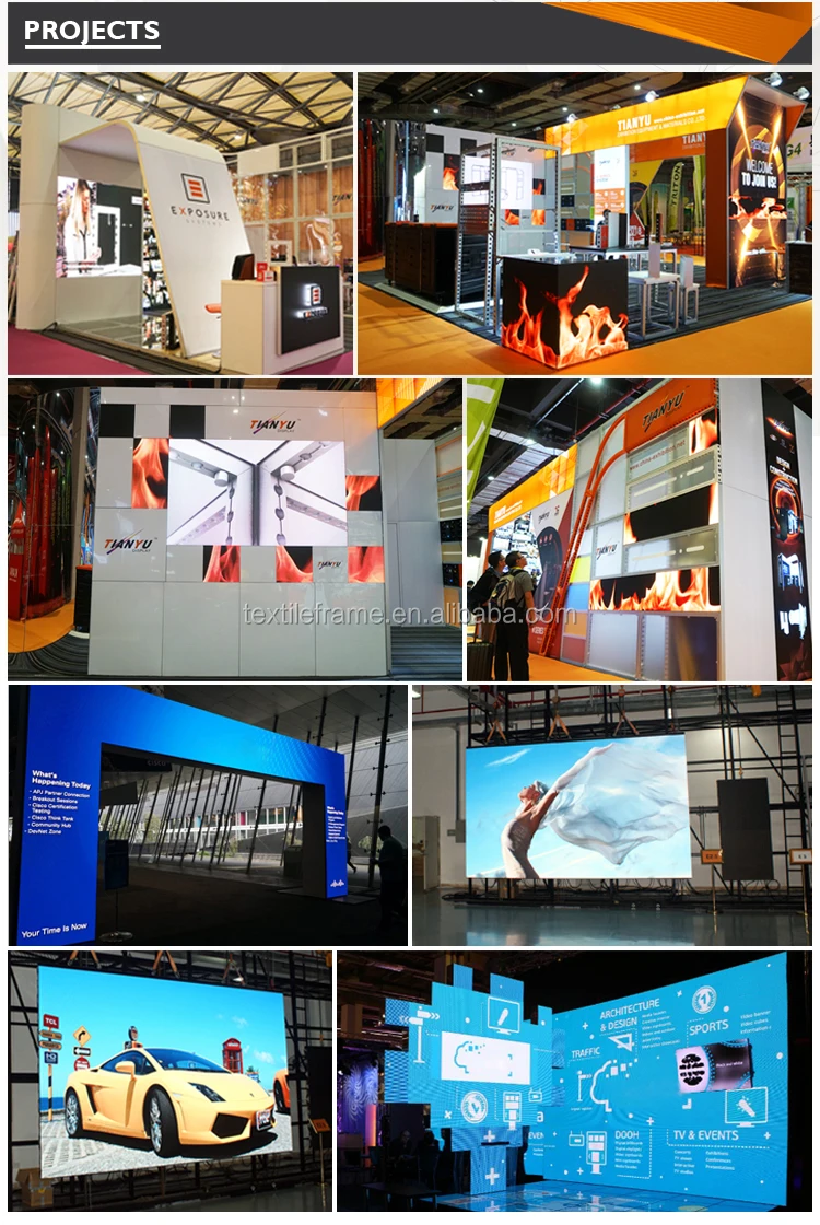 2018 Trade Show Exhibition Booth Led Video Display Screen Wall - Buy ...