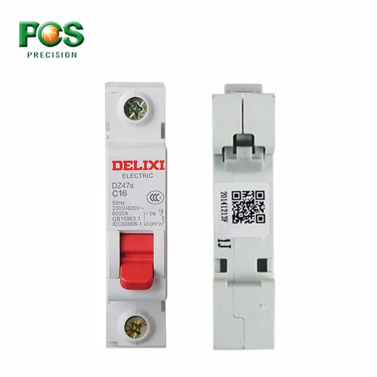 Delixi Dz47s Series Mcb 1~63 Amp C63 Miniature Circuit Breaker - Buy C63 Miniature Circuit ...