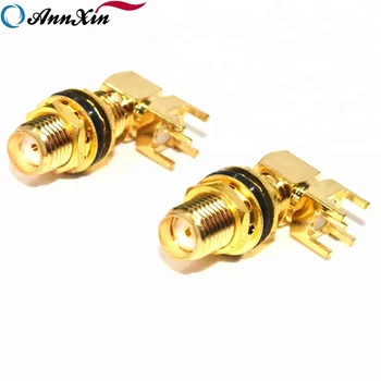 Waterproof Sma Right Angle Pcb Mount Connector With O-ring - Buy ...