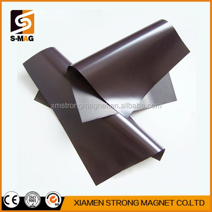 A4 Size Super Strong Anisotropic Rubber Magnet Sheet With Adhesive,Flexible Magnetic Plate - Buy ...