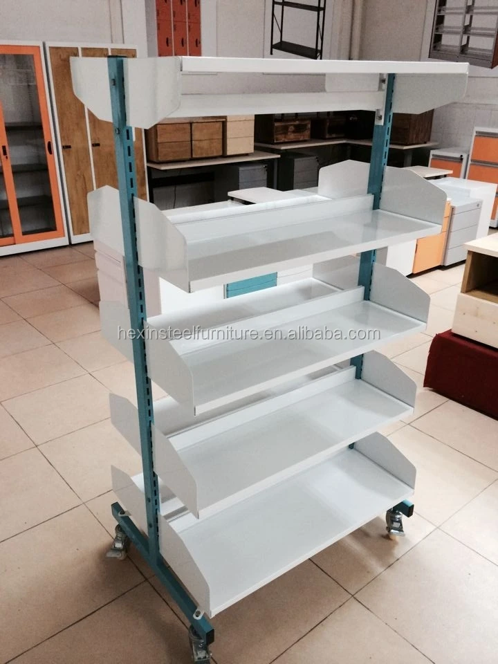 Moveable Book Shelves/double Face Steel Book Shelves Steel Library ...