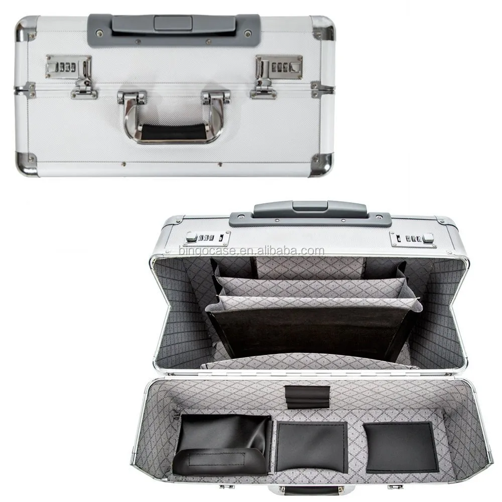 Aluminum Pilot Trolley Case With Wheels - Buy Aluminum Pilot Case,Pilot ...