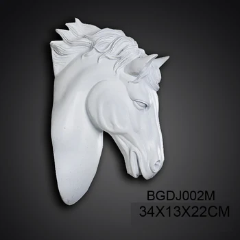 Polystyrene Animal Heads Decorative Horse Head Statue White - Buy ...