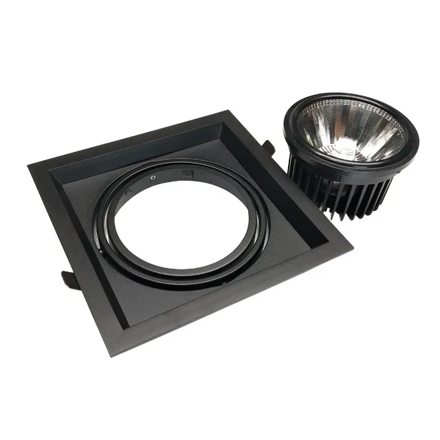 AR111 12w 18w Cob Square Led Downlight Smd Recessed Lighting Fixtures ...