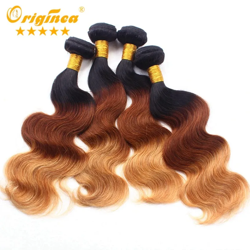 Wholesale Price Omber Hair Color Brazilian Hair Weave Blonde And Brown ...