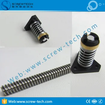 High Accuracy Low Friction Lead Screw With Anti-backlash Screw Nut ...
