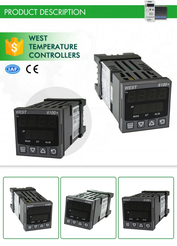 WEST Temperature Controller P6100-2110002 - Precision PID