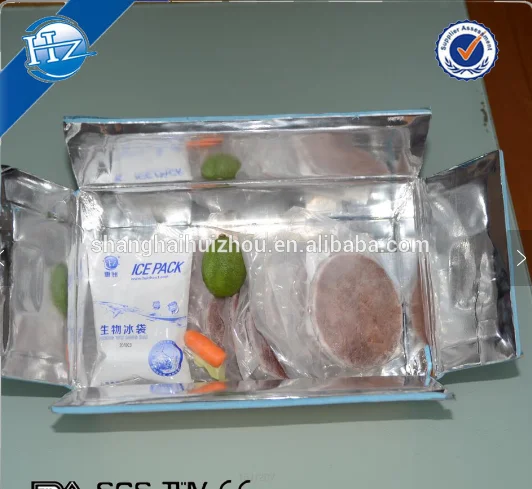 Aluminium Foil Paper Carton Boxes Poultry Shipping Box Frozen Food Wax ...