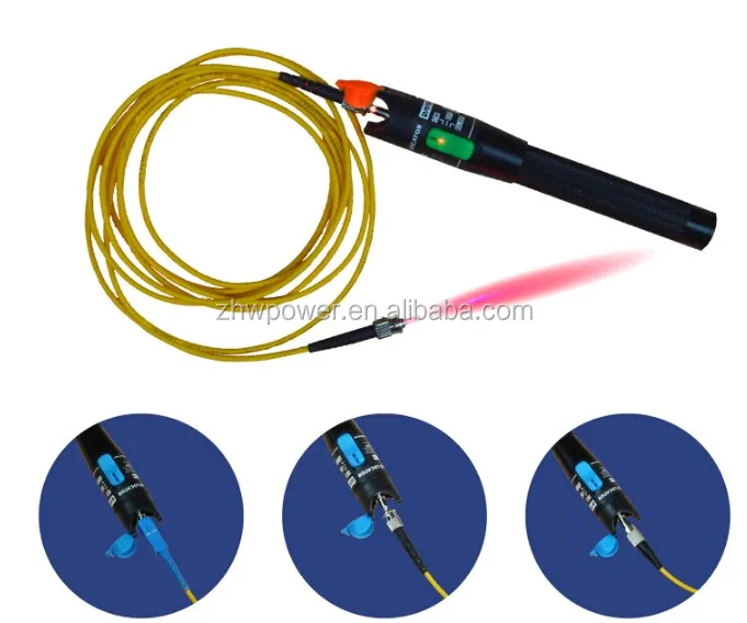 20mw Red Laser Light Fiber Optic Cable Tester Visual Fault Locator ...