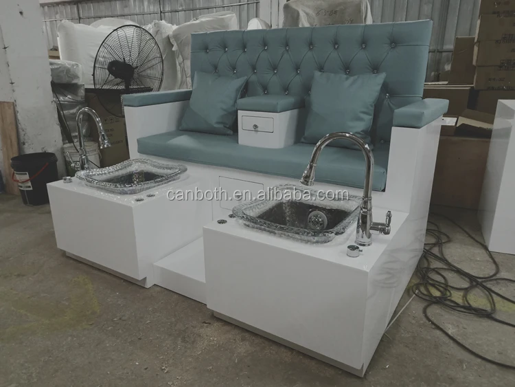 Wholesale Pedicure Double Seat Chair Pedicure Bench For Beauty Salon ...