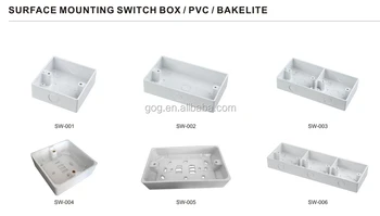 Surface Mounting Switch Box,Pvc And Bakelite Connection Box,Electrical ...