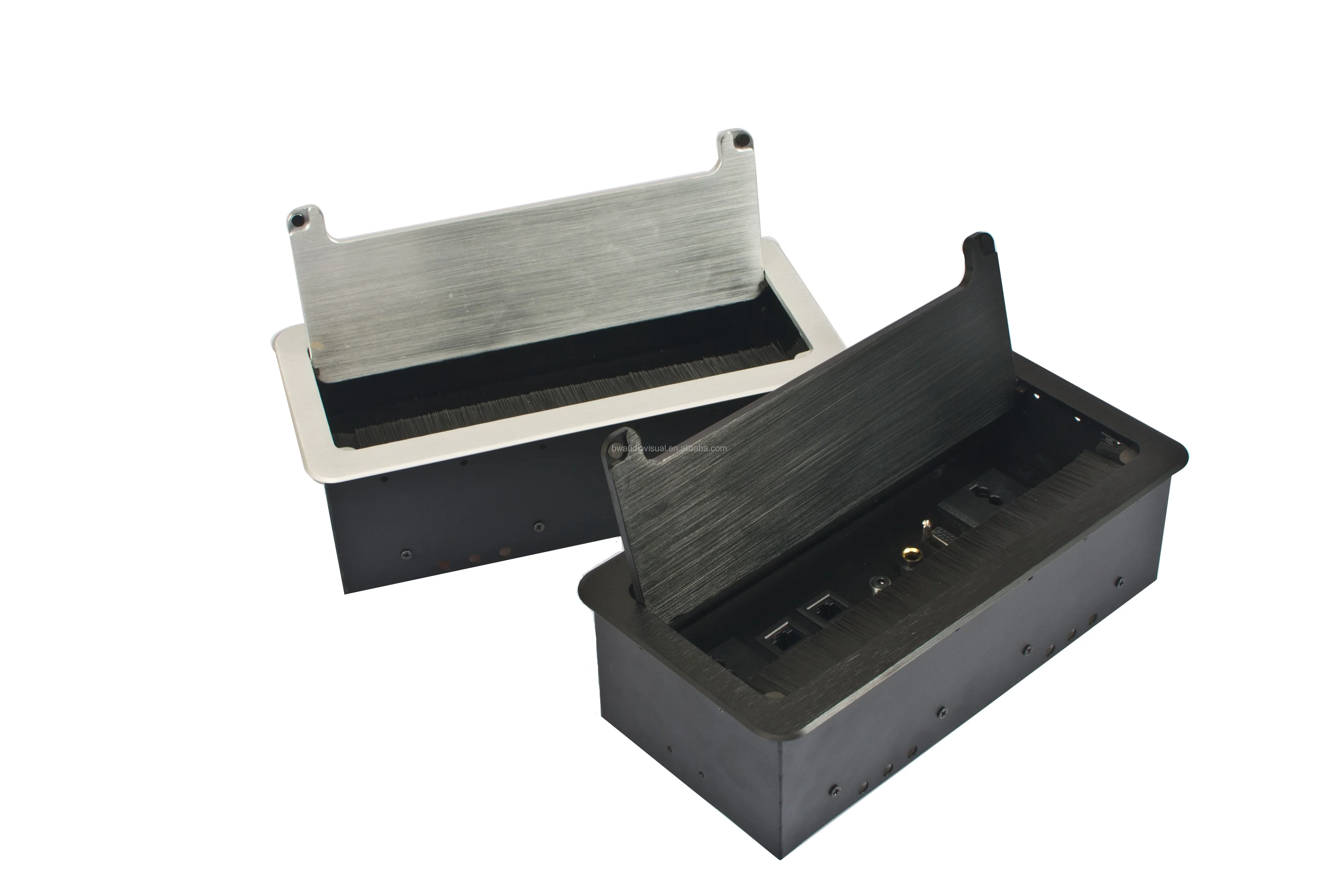 Bw Aluminum Brush Power Socket Desk Mounted For Meeting Table/desktop ...