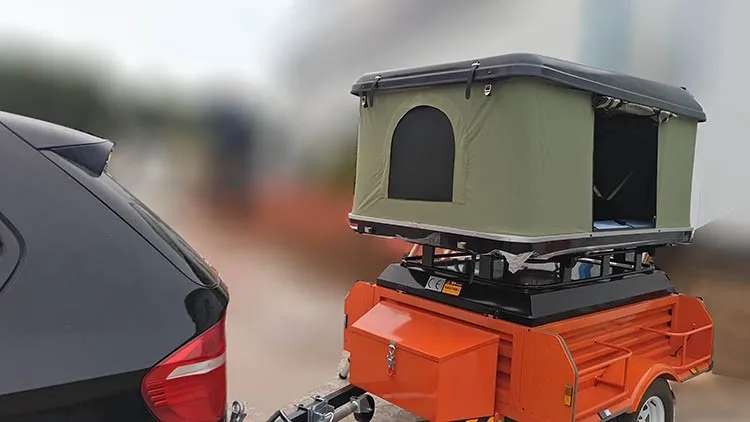 Cargo Camping Trailer Single Tent Folding Roof Top Tent Made In China ...