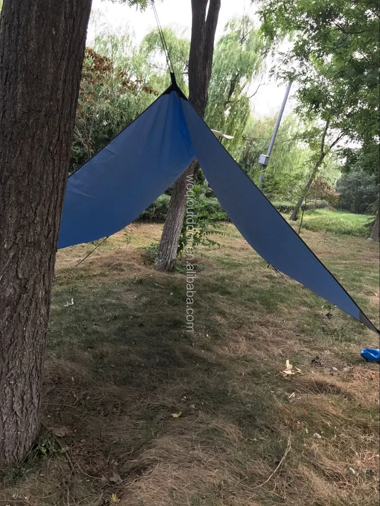 Woqi Camping Rain Fly,Outdoor Oversized Lightweight Waterproof ...