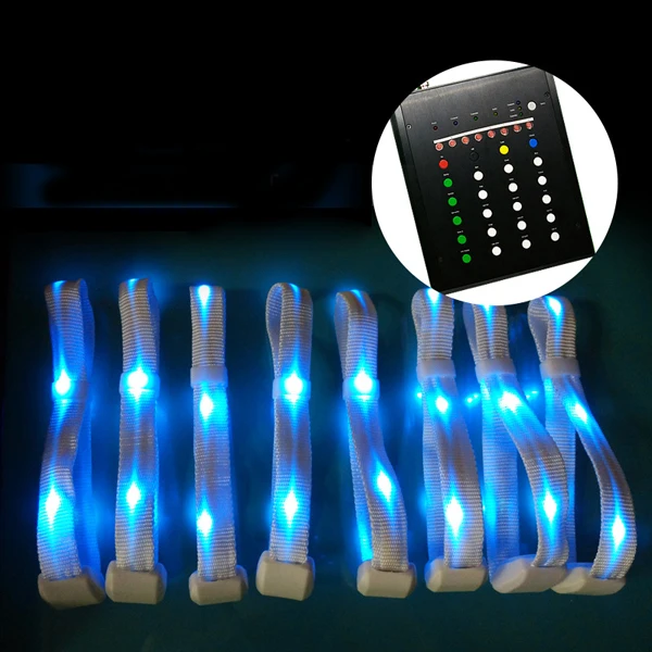 Remote Lighting Wristband DMX Control LED Bracelet
