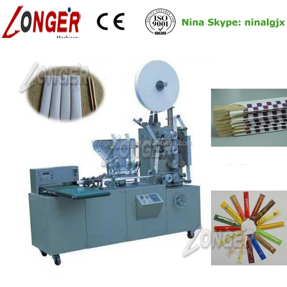 Automatic Chopsticks Packing Machine With Printing(paper Wrapped ...