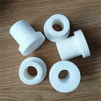Ptfe Plastic Bushing Nylon Flange Insulating Sleeve Bush With Spiral ...