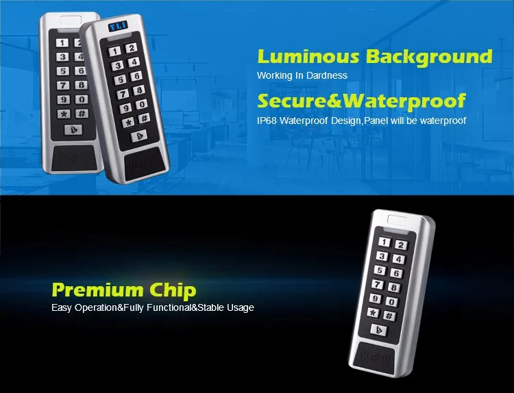 Waterproof Access Control Keypad YK-768A - Reliable Security