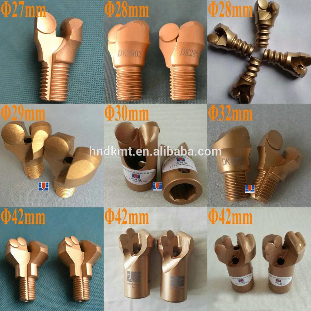 2wings Anchor Shank 27mm Pcd Coal Bit Coal Mining Anchor Bit