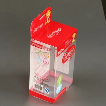 Custom Printed Plastic See Through Packaging Box With Hanger For ...