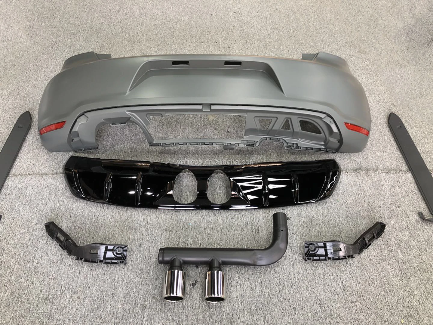 Car Bumper Front Rear Bumper Side Skirt For Volkswagen Polo Change To ...