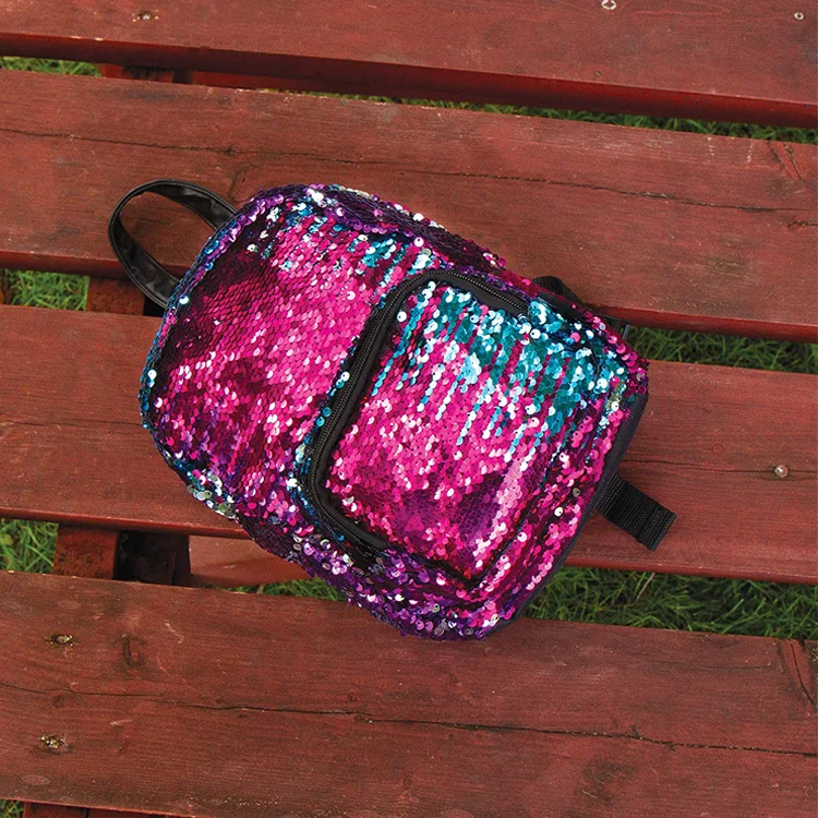 Personalized Sparkly Sequin Backpack Magic Reversible Flip Sequin ...