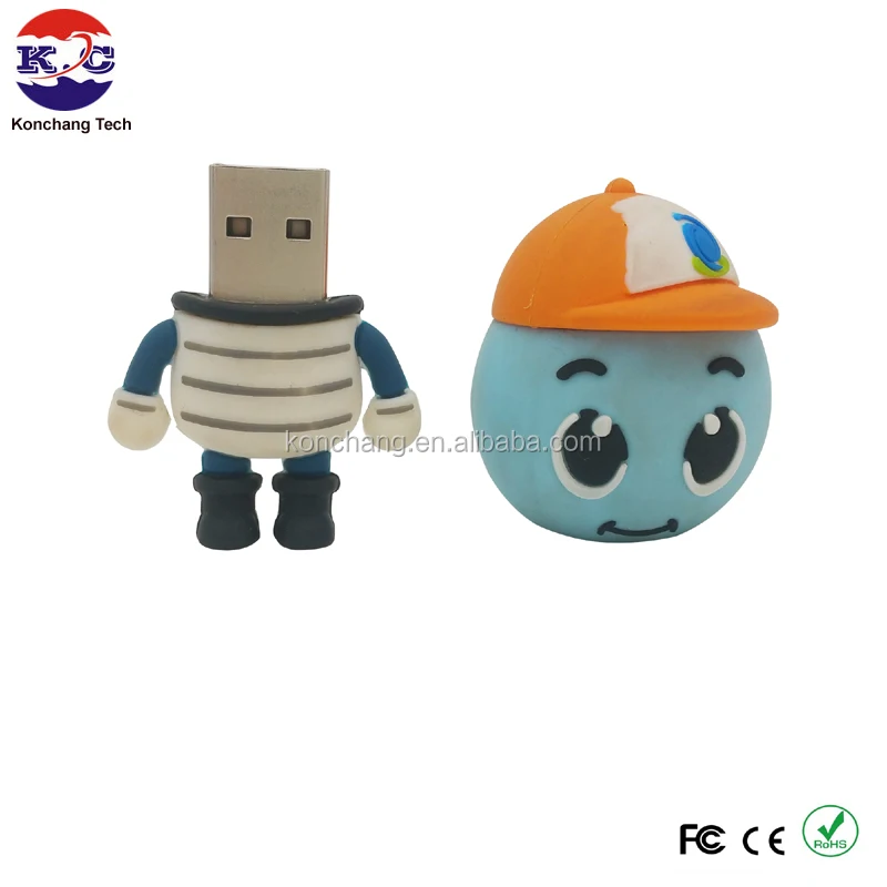 Factory 3d Custom Designed Fancy Cute Cartoon Usb Flash Drive ...