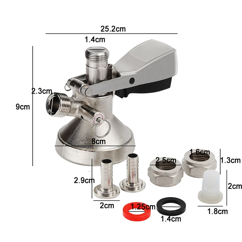 G Type Keg Coupler - Efficient Beer Dispensing Solutions