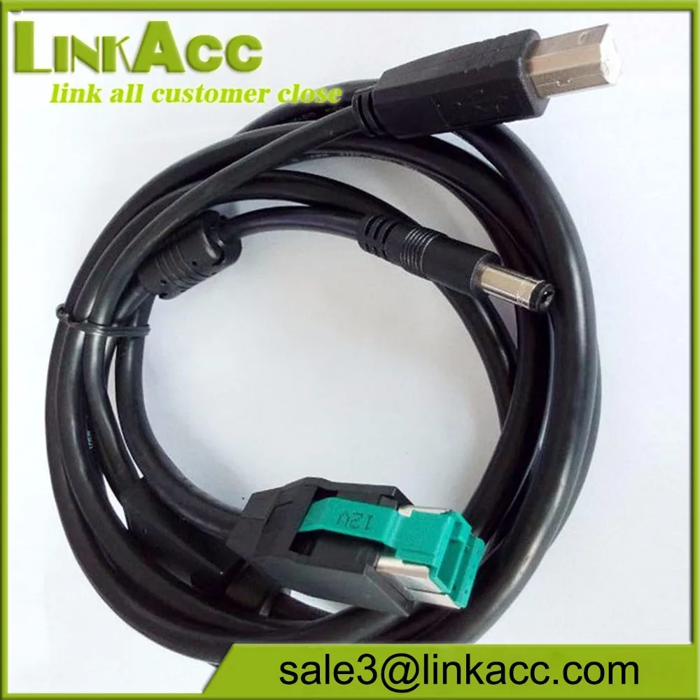 Acc-th87911 Pos 12v Power Usb To Rj45/rj50 10p10c+dc5.5 Cable - Buy ...
