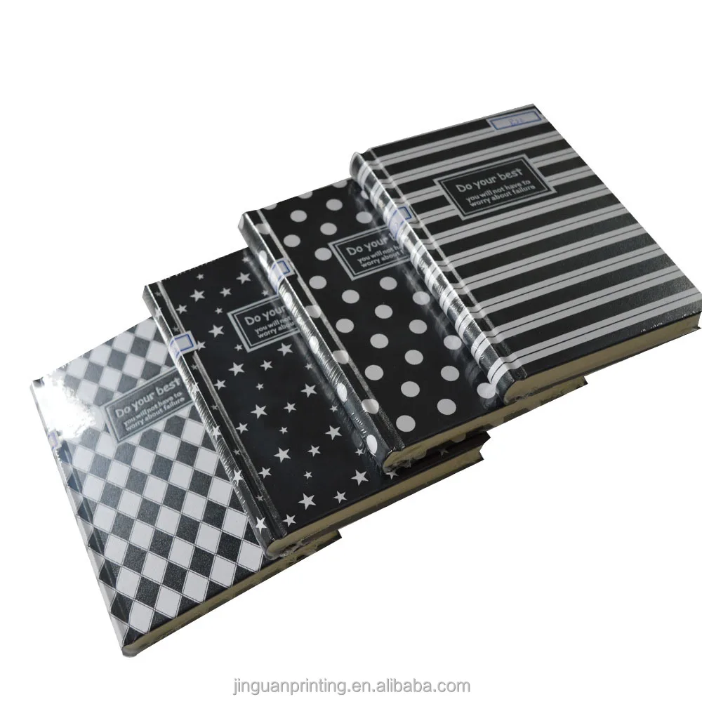 Chequered With Black And White Hardcover Notebook In Stock - Buy ...