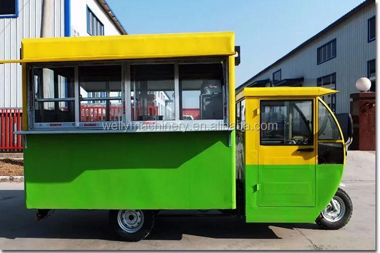 Hot Dog Cart/hamburger Motorcycle Food Cart - WELLY