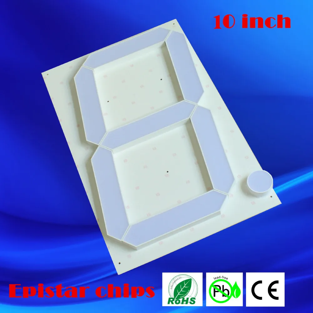 Large Outdoor Waterproof 10 Inch 7 Segment Led Display - Buy 10 Inch 7 ...