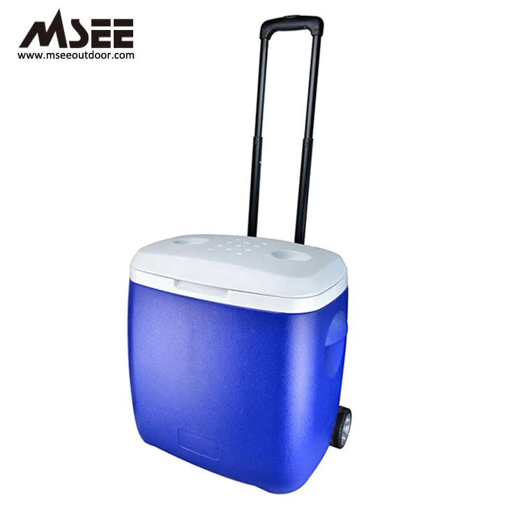 Plastic Cooler Wheels Solar Cooler Box With Wheels Thermo Ice Box - Buy ...