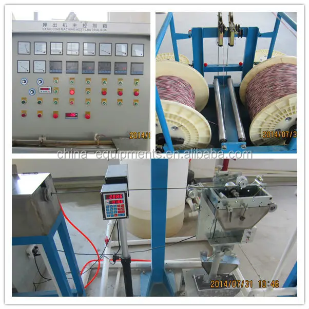 Insulation Electric Cable Wire Making Machine/cable Extruding Machine ...