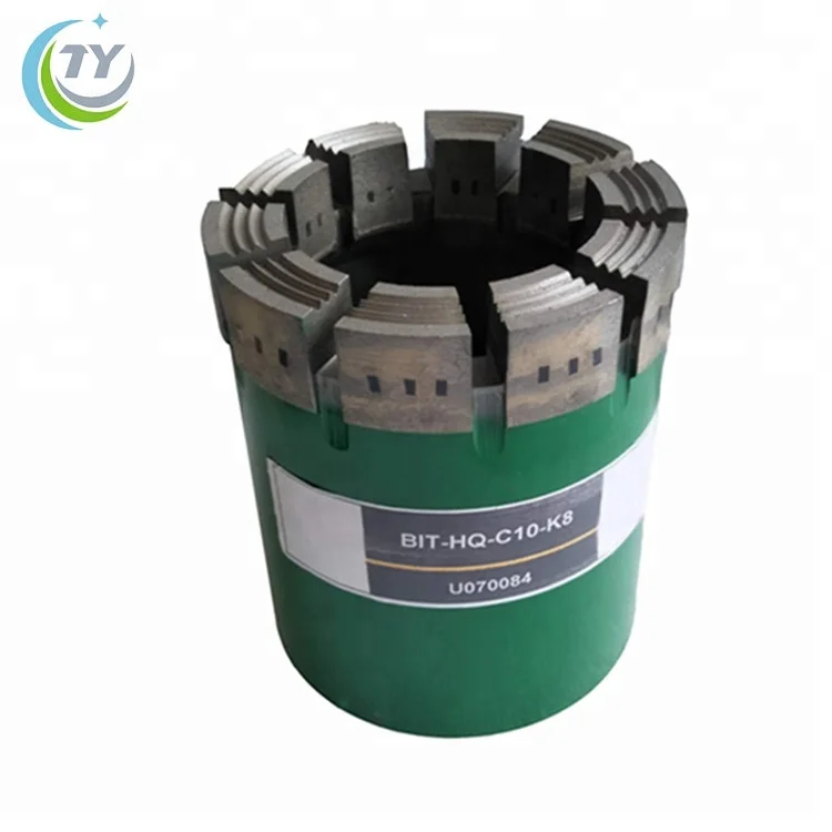 Geological Drilling BQ HQ NQ PQ B76 Sizes Diamond Core Bit