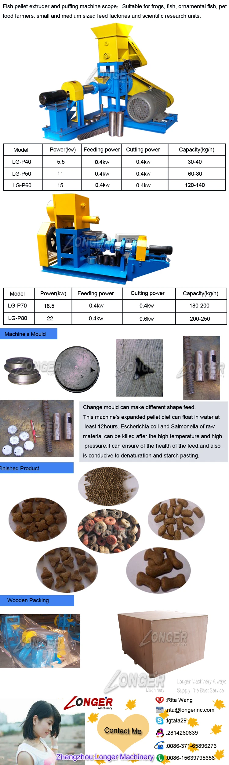 Lg-p60 Professional Fodder Expander For Fish Pet Food Farmers - Buy ...