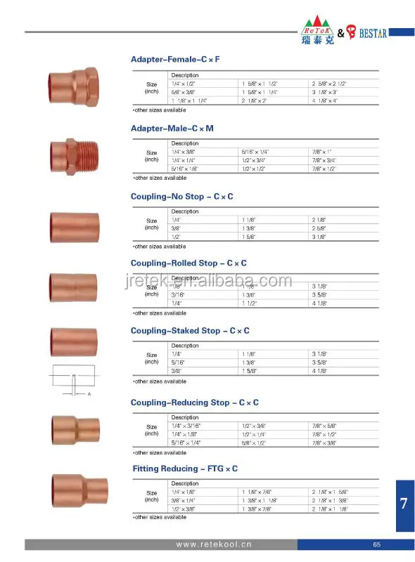 Air Conditioner Copper Pipe Fittings - Buy Air Conditioner Copper ...