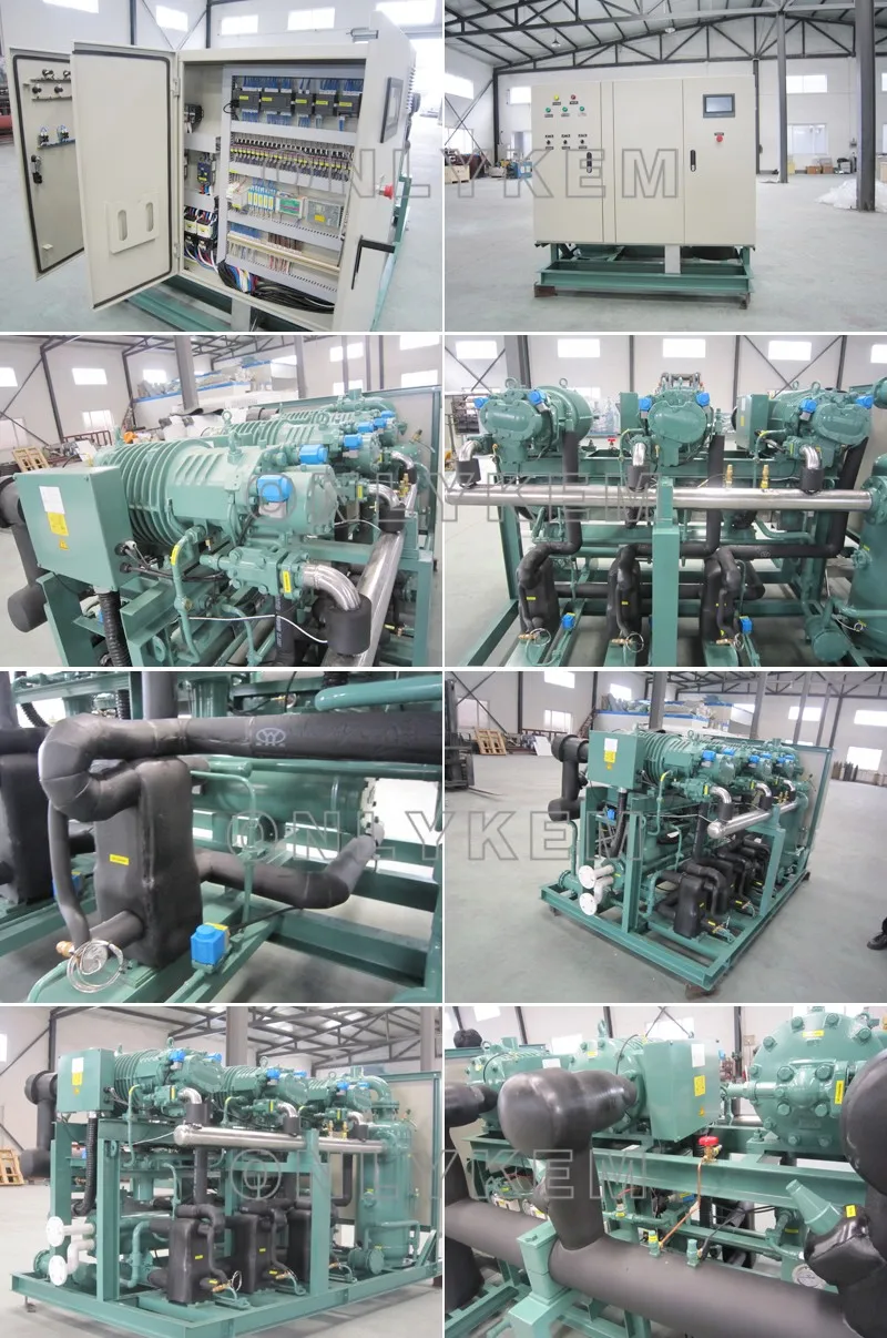 Screw Compressor Condensing Unit for Blast Freezer - 1 Year Warranty