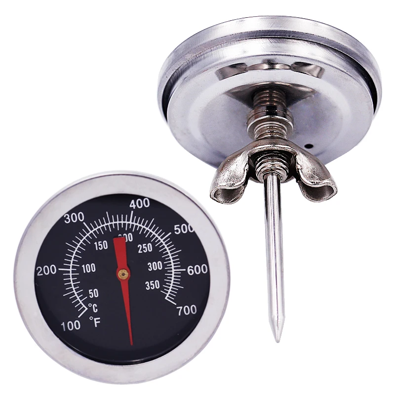 Stainless Steel Oven Cooking Thermometer Bbq Milk Meat Food Temperature ...