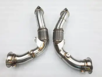 For Bmw E70 X5m E71 X6m Sport Exhaust Downpipes Catless Down Pipe ...