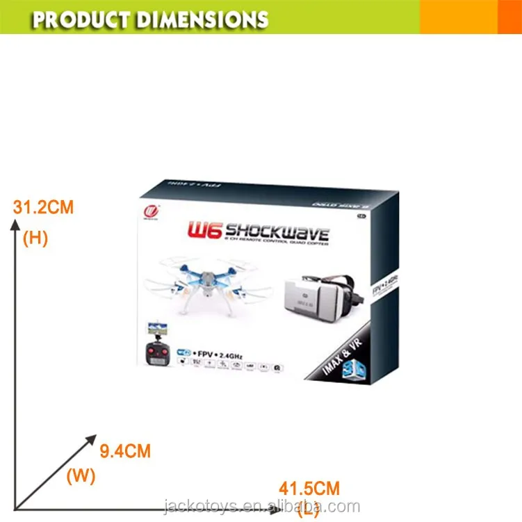 Newest Product Fpv 3d Vr Box Drone 2.4g Drone With 3d Wifi Glasses ...