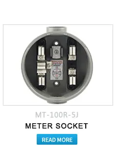 Low Price 200 Amp Dual 5th Terminal Jaw Gang Square Base Meter Socket ...