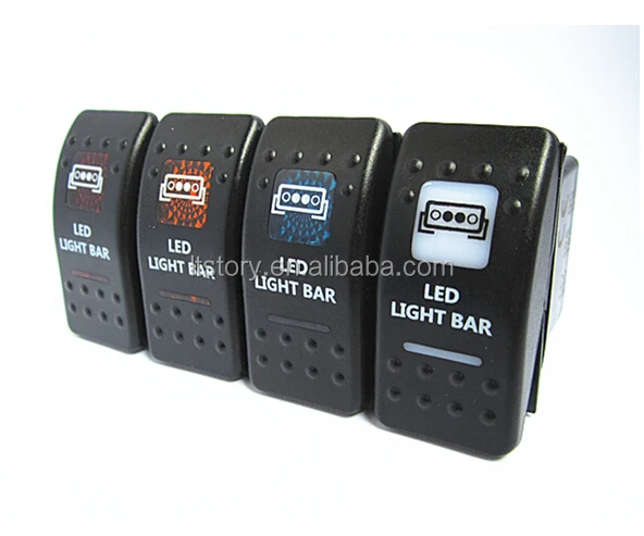 Waterproof Led Dpdt/spst/ Dpst/ Stdp Rocker Switch - Buy Waterproof Led ...