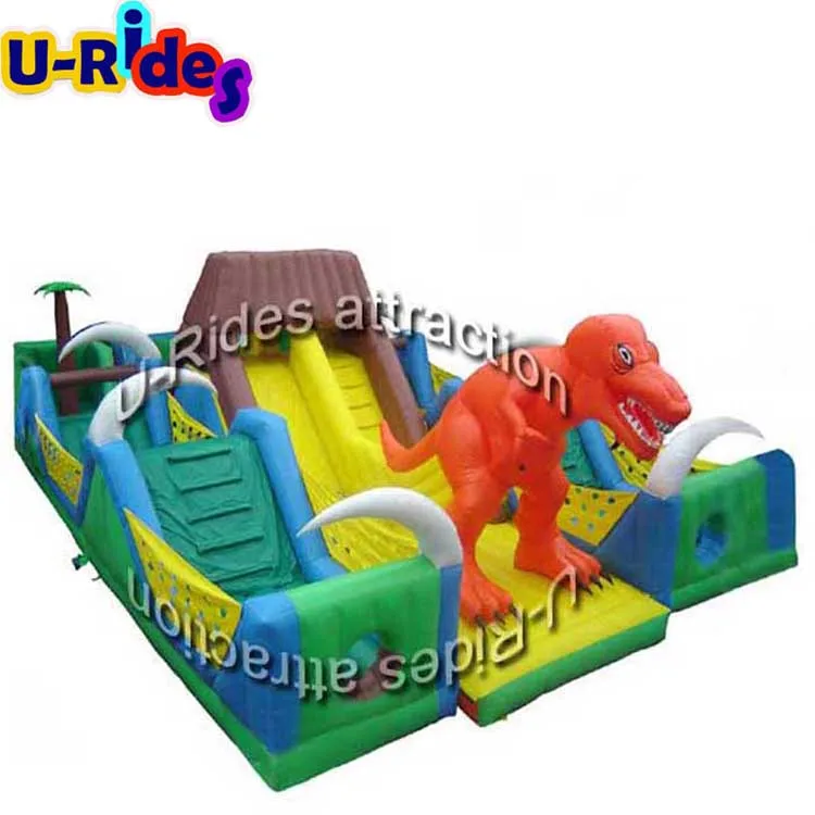 Kids Playground Dinosaur Jumping Inflatable Combo Inflatable Toys For ...
