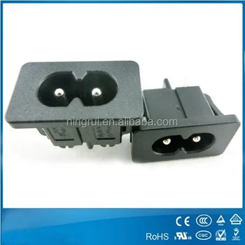 2 Pin Ac Power Socket Emi Filter Computer Ac Power Cord Socket - Buy 2 ...