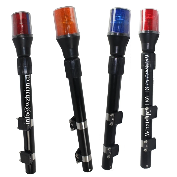 Motorcycle Pole Beacon, Police Blue LED -Alibaba.com