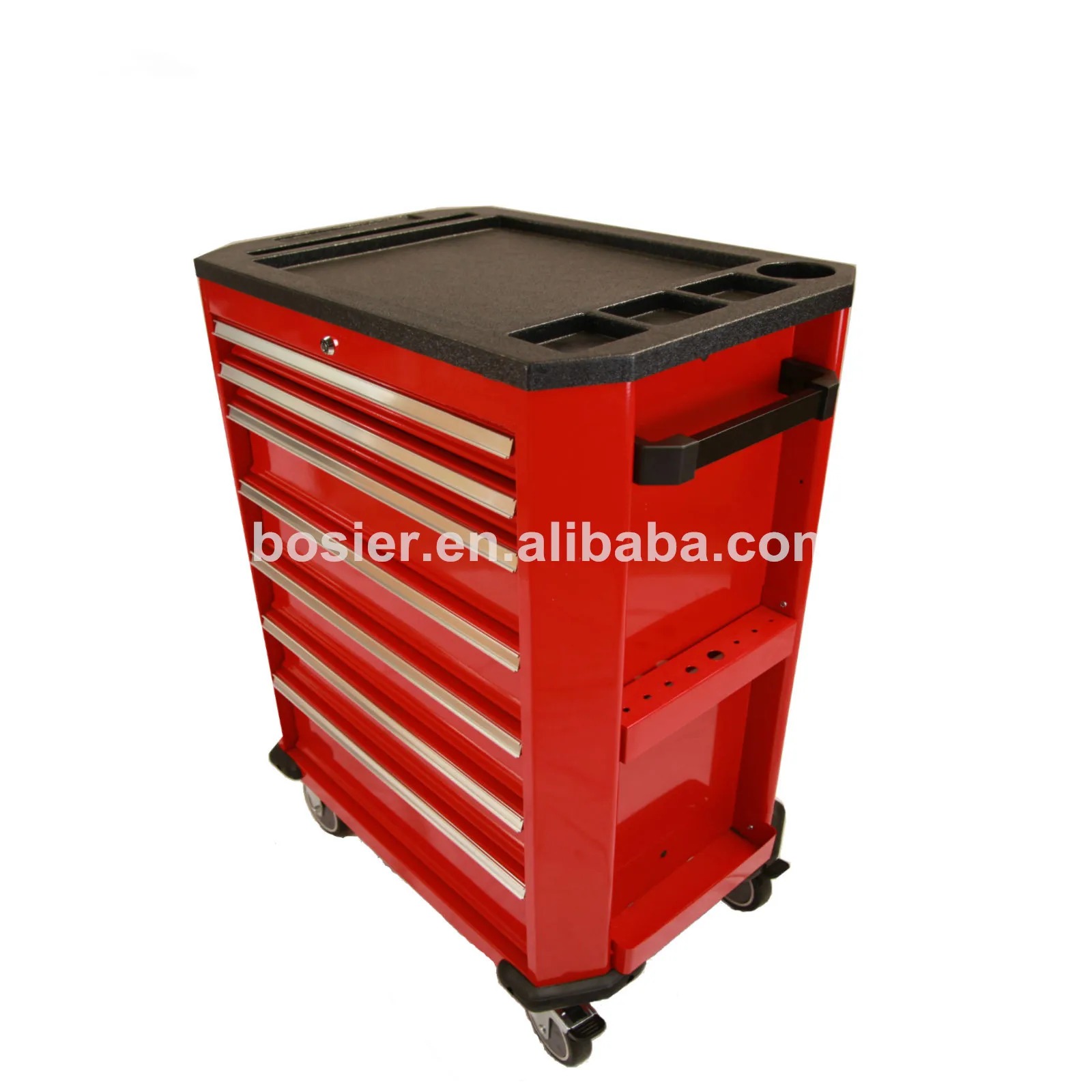 Roller Cabinet 7 Drawers Tool Chest Tool Box Trolley In Red - Buy Heavy ...