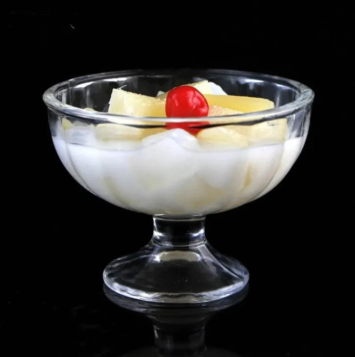 65 온스 바닥 유리 디저트 요리 그릇 아이스크림 또는 Sundae 투명 유리 컵 바 파티 레스토랑 Buy 디저트 유리 그릇발 유리 그릇아이스크림 유리 컵