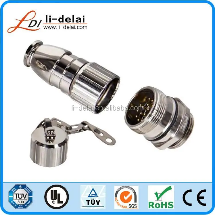 Hummel Circular Connector-12pin Ip67 M23 Thread Assembly Connectors ...